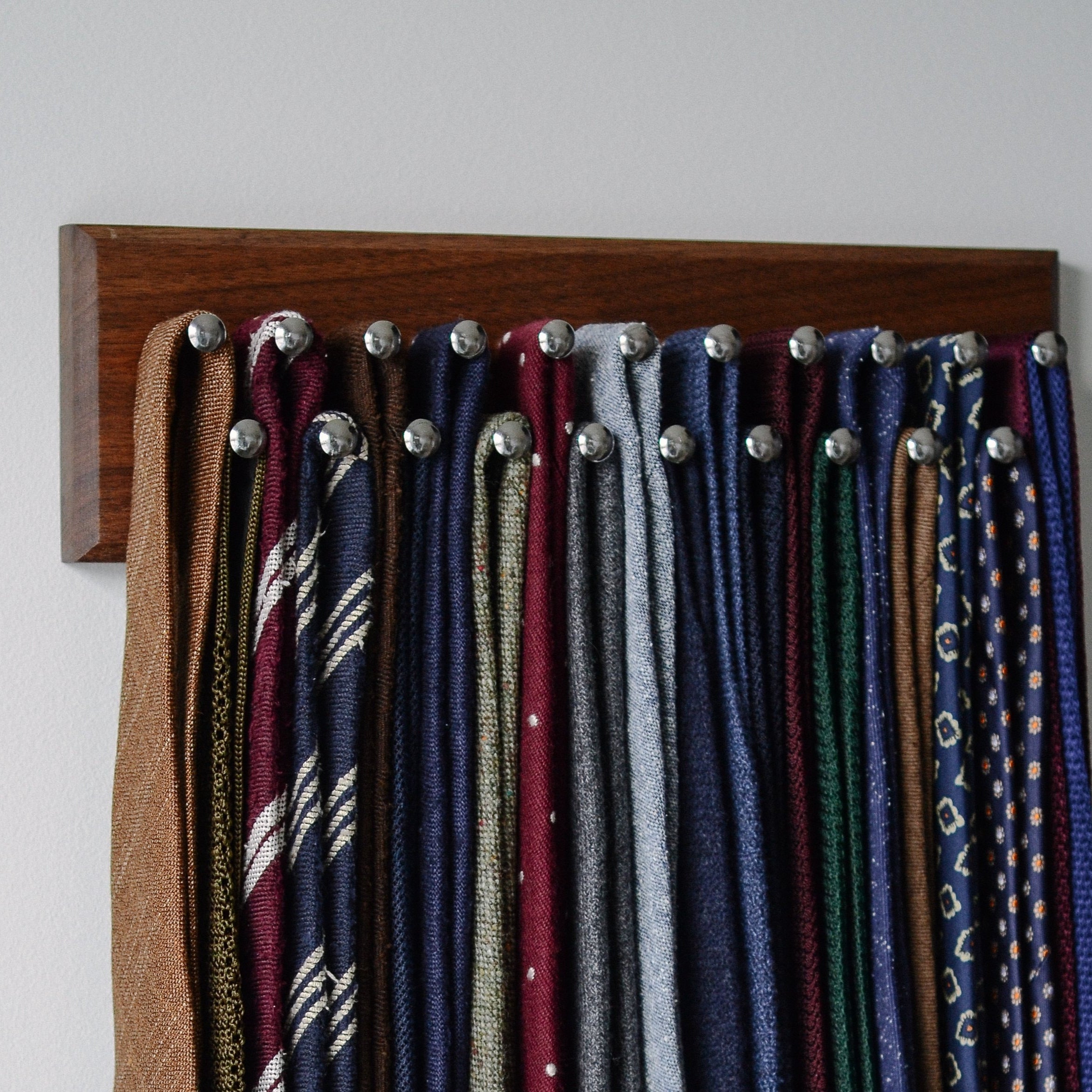12" Tie Rack – Dapper Woodworks