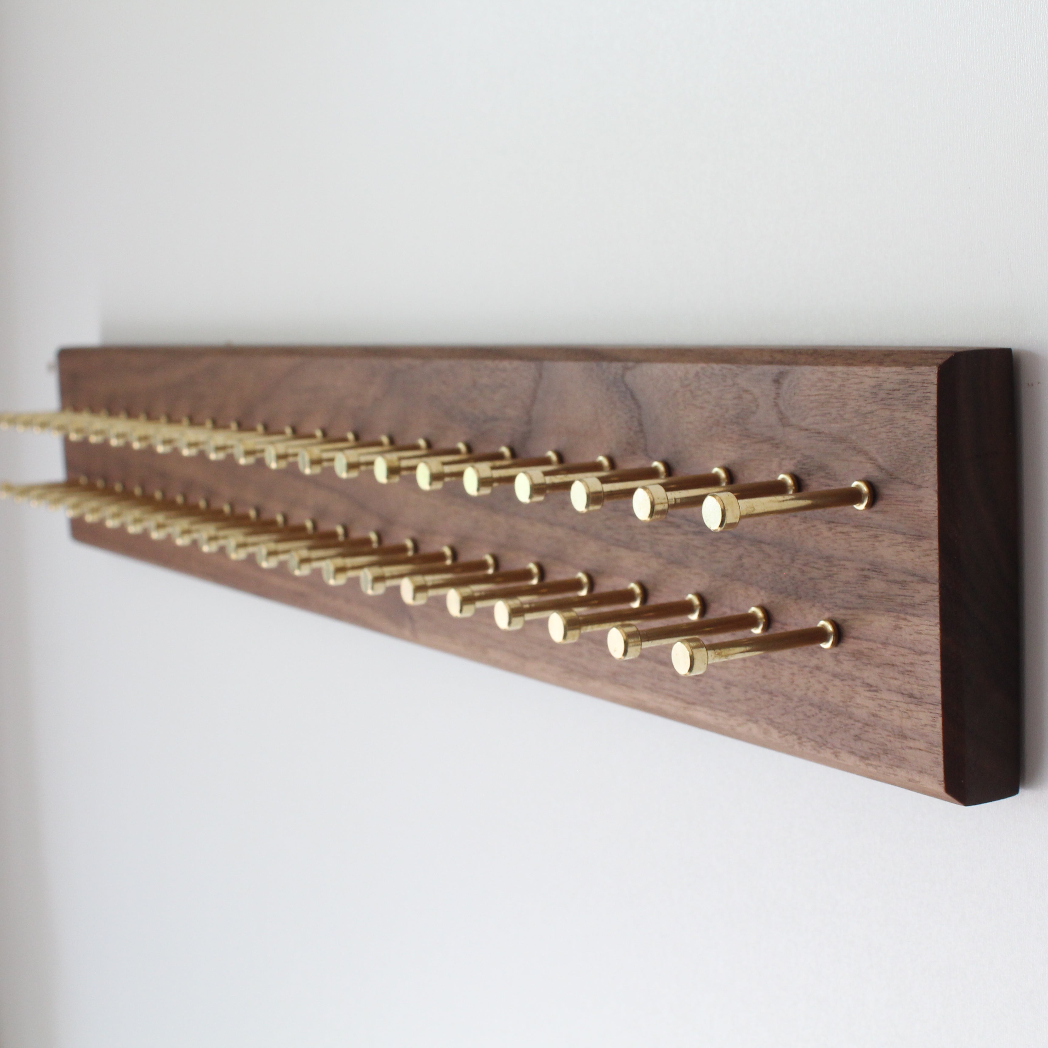 Custom Tie Rack - Choose your size, wood, and hardware finish – Dapper ...